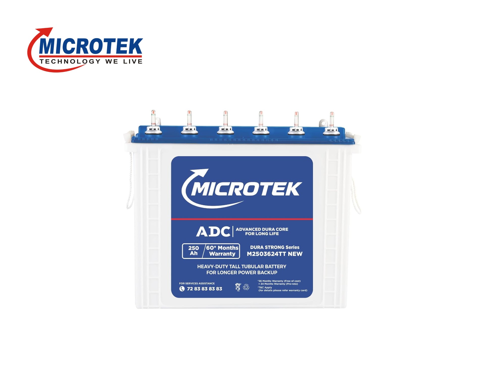 MICROTEK M2503624TT NEW 250AH/12V